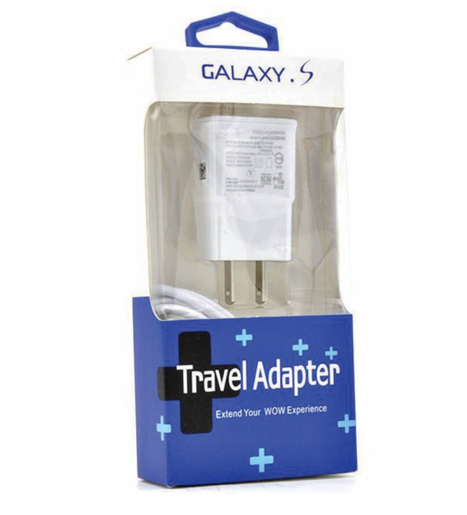 2 in 1 Home Combo- T Style Adapter (1 Port), Micro USB Cable (Blue Pac ...