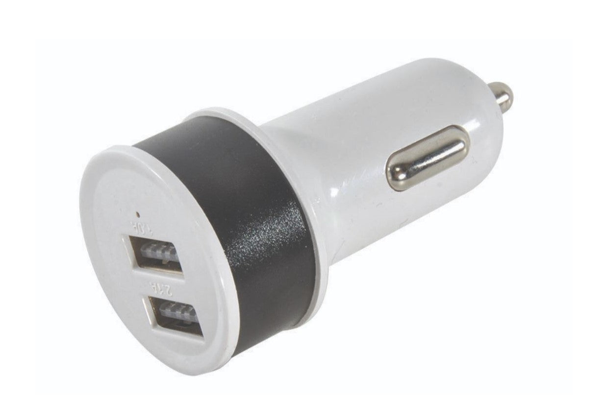 Car Adapter- 2 Port (w/ Package) Color Edge – COWBOY USA