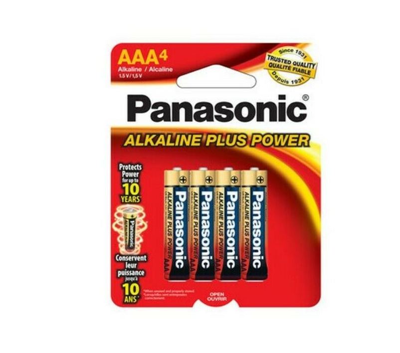 Panasonic Alkaline AAA X 4 Battery – COWBOY USA